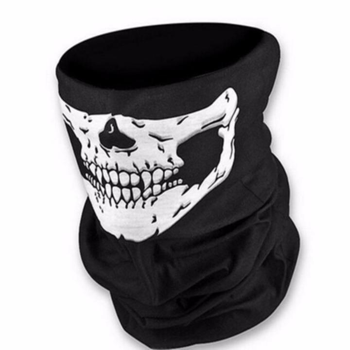 Polyester Ghost Face Mask - Black | Daraz.com.bd