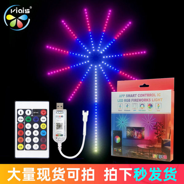 2024 Christmas Light Smart Fairy Firework Bluetooth Light Strip Festoon ...