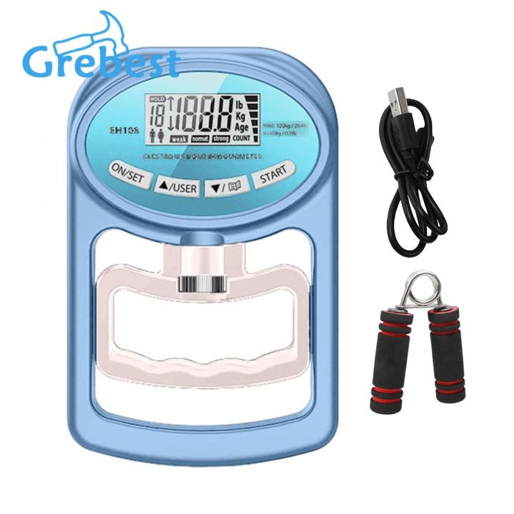Physical Therapy Hand Force Gauge Digital Hand Grip Strength Tester ...
