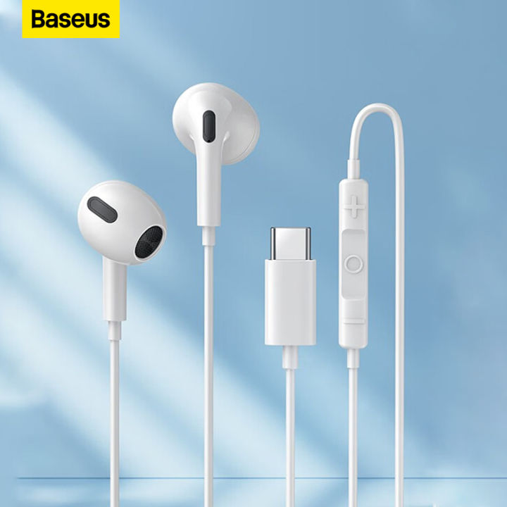 BASEUS Encok C17 Type-C Wired In-ear Earphone Type C Audio Jack | Daraz.com.bd