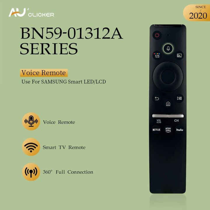 BN59-01312A Voice Replacement Remote Control for Samsung TV QN82Q90R QN75Q90RAFXZA QN75Q90R ...