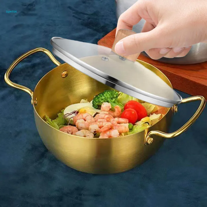 Korean Ramen Noodle Pot Ramyun Cooker Multifunction Cookware Cooking ...