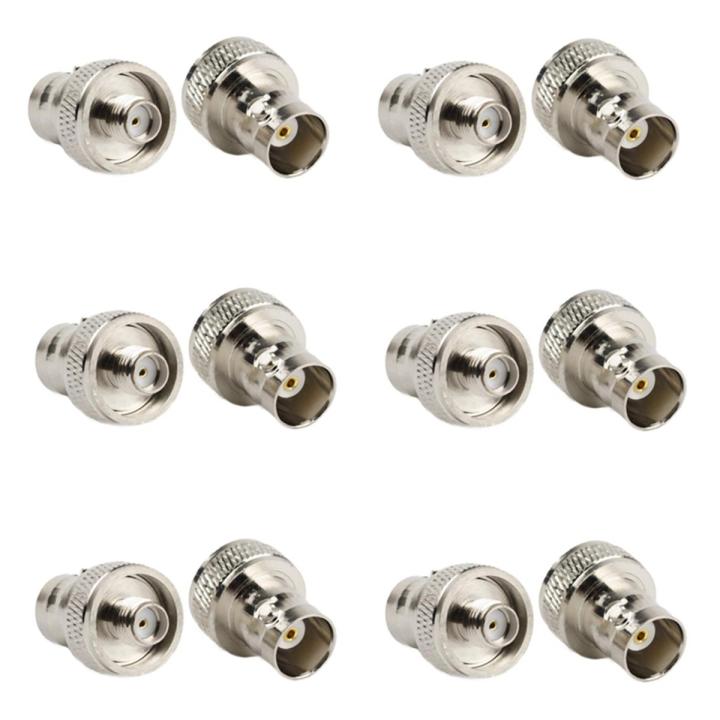12Pcs SMA Female to BNC Female Convert Adapter for Two Way Radio ...