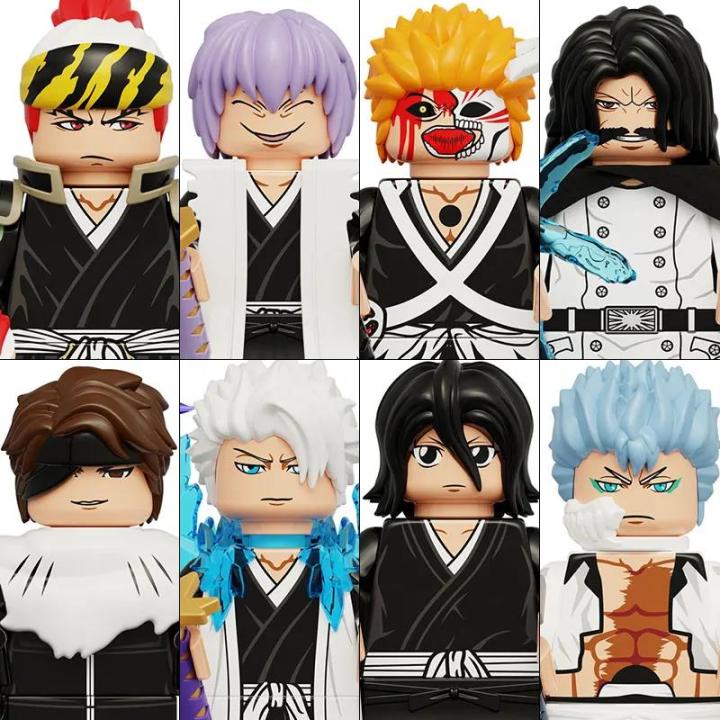 BLEACH Building Blocks Anime Cartoon Mini Action Figures Toy Christmas ...