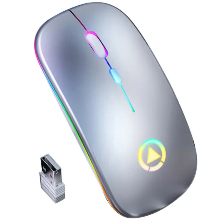 Wireless Mouse 2.4Ghz Receiver Optical Adjustable Wireless Mice ...