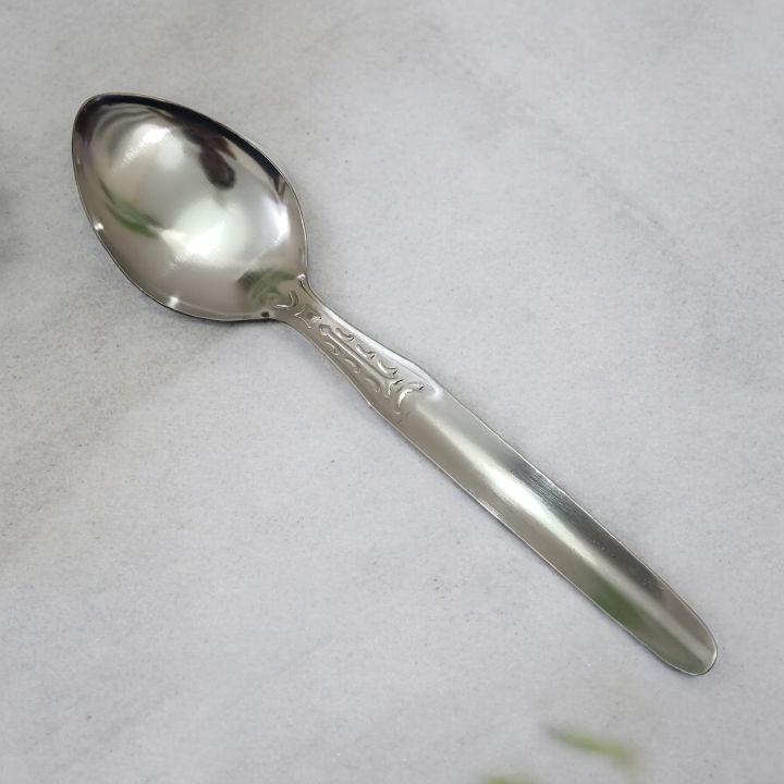 Classic 9.5cm Stainless Steel Carry Spoon - Serving Spoon, Multicolor ...