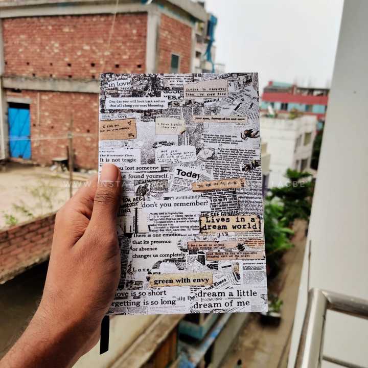 Retro Journal Dotted Notebook (7.9 inch*5.4 inch A5 size) | Daraz.com.bd