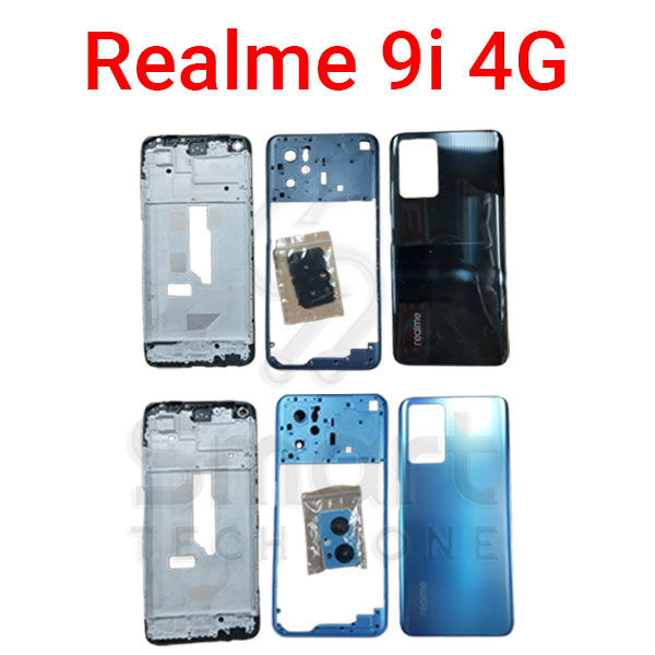 Realme 9i 4G Full Body Housing With Camera Glass (LCD Frame, Side ...