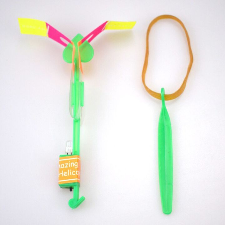 Plastic Material led arrow helicopter flying umbrella toys | Daraz.com.bd