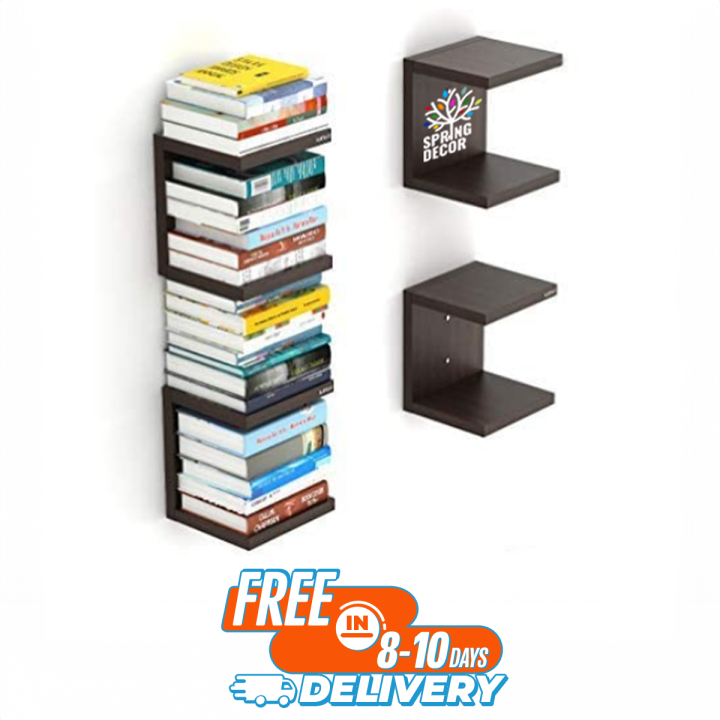 Floating Book shelf Wall Hanging Shelves Wall Hanging Book shelf for ...