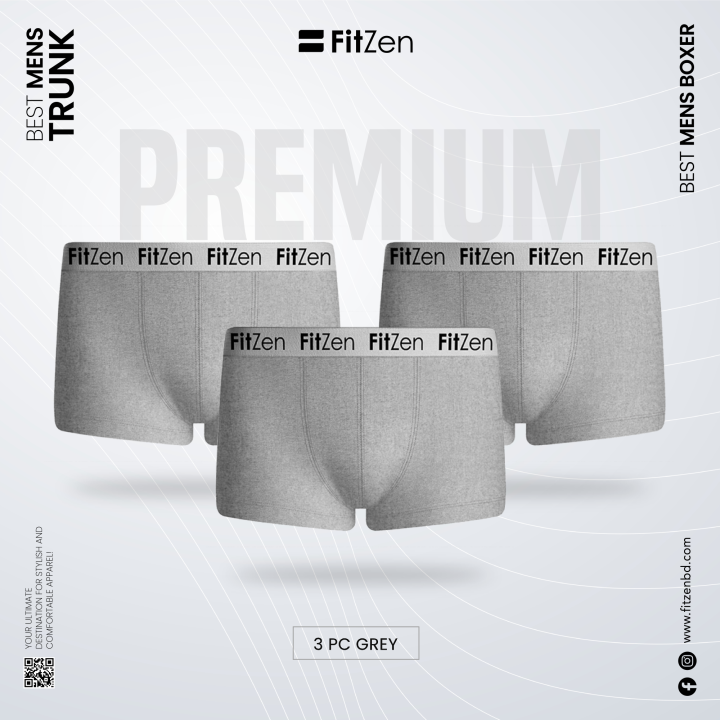 FitZen Premium Boxer Underwear for Men 3 PC | Daraz.com.bd