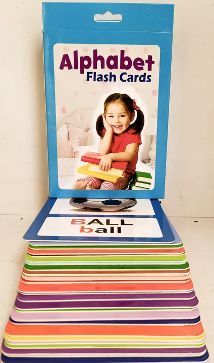 Alphabet Flash Cards For Children (Small&Capital Letters) 28 Pcs Box ...