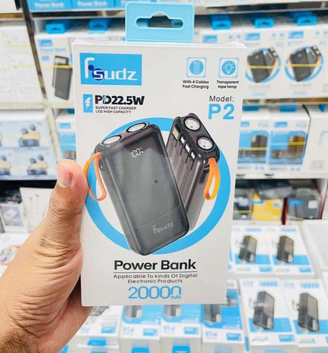 Fsudz P2 20000mah 22.5W super fast charging digital LED display | Daraz ...