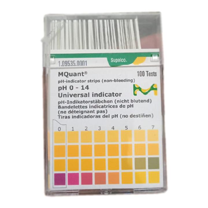 pH Paper Merck Germany 0-14 pH Indicator Strips | Daraz.com.bd