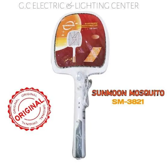 SUNMOON(SM -3821) Mosquito Killer Bat With Charging Cables Electric ...
