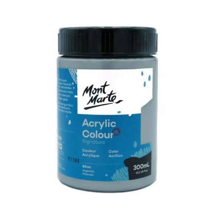 Mont mart Acrylic Colour Paint 300ml Gold & Silver | Daraz.com.bd
