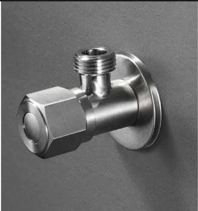 1/2" Angle Stop Valve for bathroom/kitchen SS304 Stainless steel ...