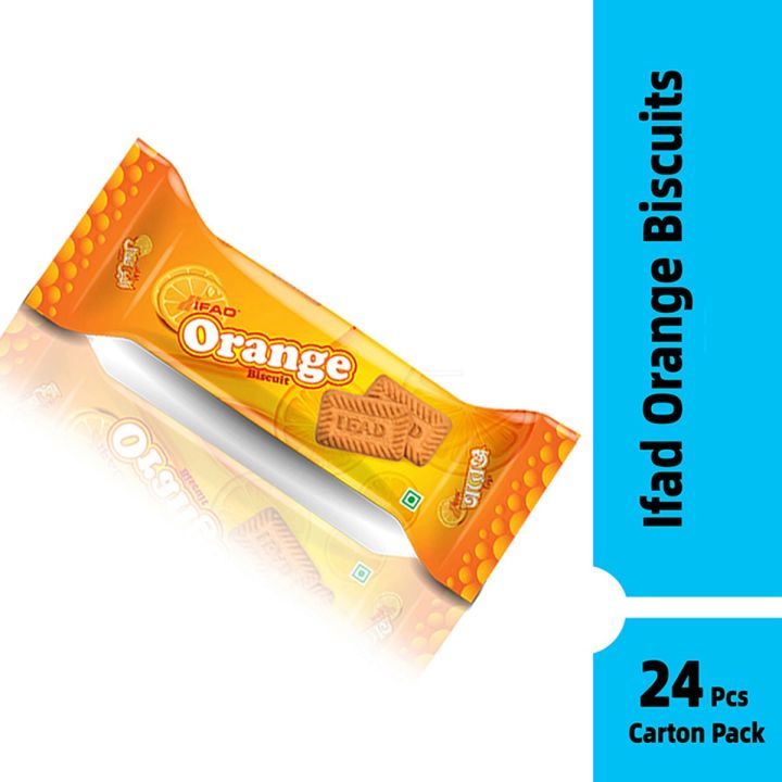 Ifad Orange Biscuits 40gm X (24 Pcs Carton Pack) | Daraz.com.bd