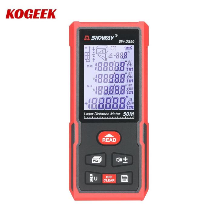 KOGEEK SNDWAY 120M,100M,70M,50M Portable La-ser Distance Meter Handheld ...