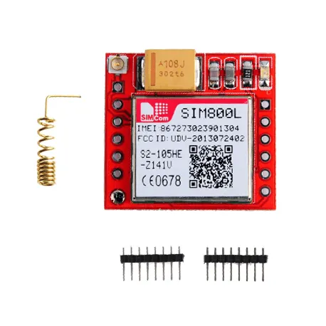 SIM800L Module Micro SIM Card Core Quad-Band TTL Serial Port Antenna ...