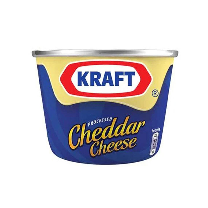 Kraft Processed Cheddar Cheese Tin -190Gm | Daraz.com.bd