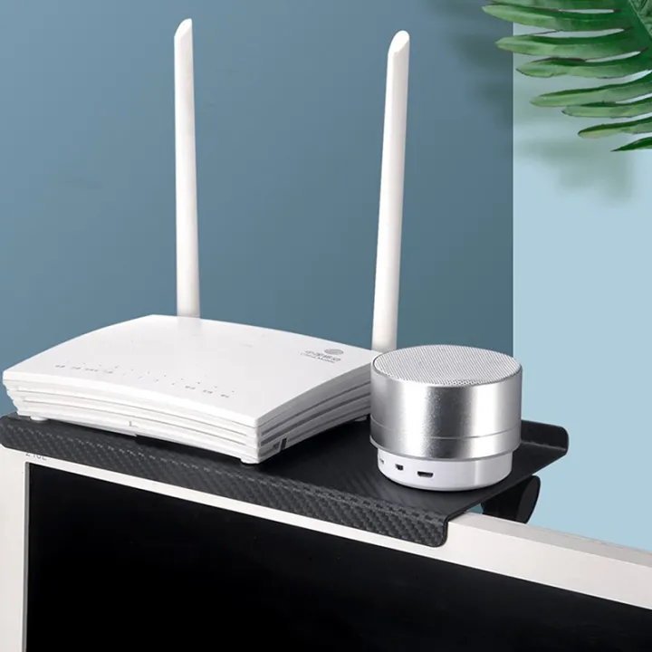 Adjustable TV Screen Top Shelf Rack Holder Computer Monitor Desktop ...