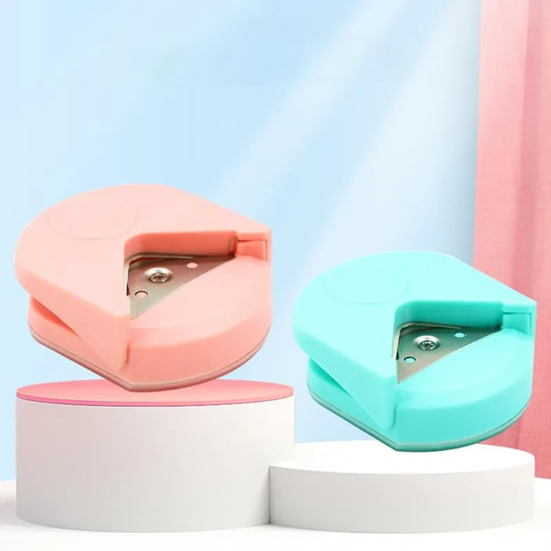 Portable Cute Mini R4 Round Corner Cutter Plastic Paper Cutters Cards ...