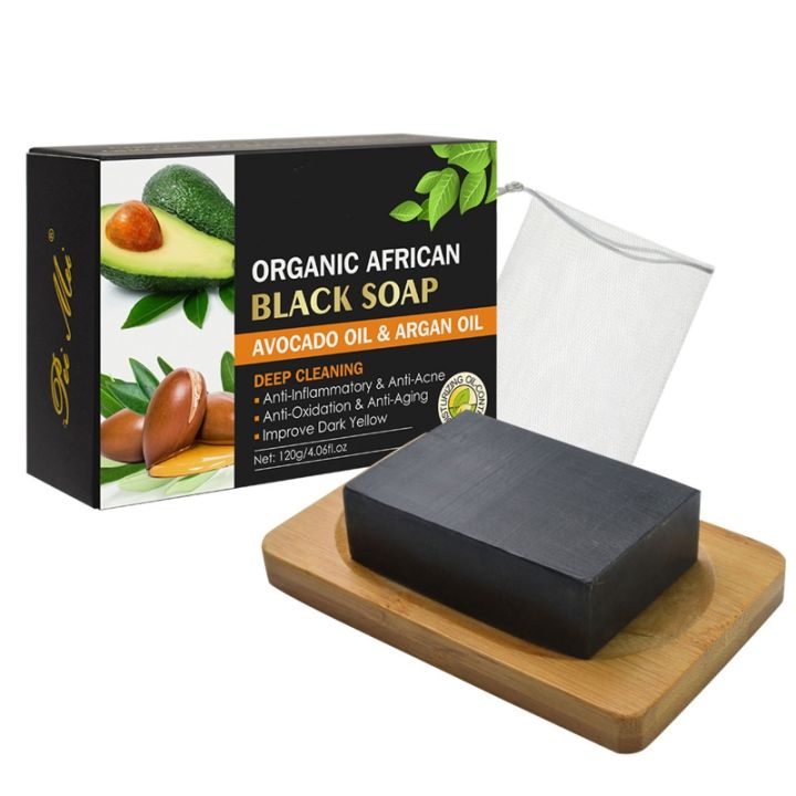 40JD Natural Bar Soap Black African Handmade Soap With Premium Avocado ...
