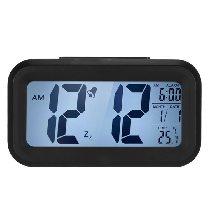 【3C VictoryEagle】LED Digital Clock Repeating Snooze Light-activated ...