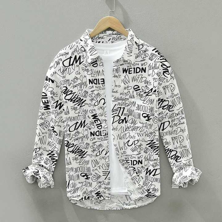 Premium Quality Long Sleeve Design Shirt For men's | Daraz.com.bd