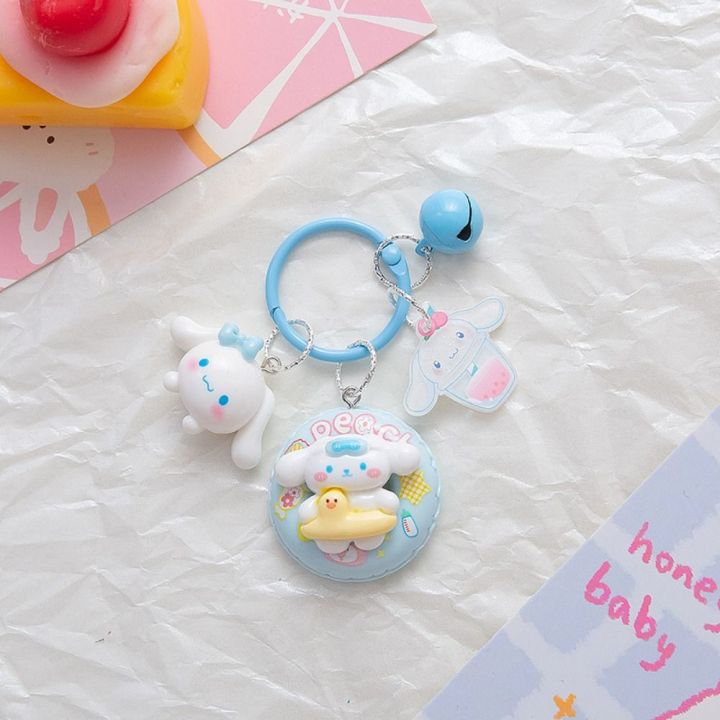 Sanrio Keychains Hanging Accessories Resin Cartoon Swimming Ring ...