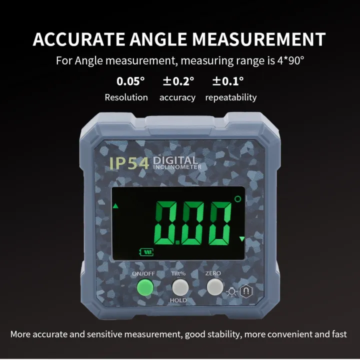 Digital Angle Finder Mini LCD Display Digital Angle Gauge with Magnet ...