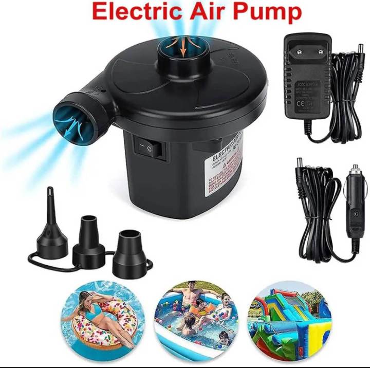 Electric Air Pumper for Inflatable Furniture - Black | Daraz.com.bd