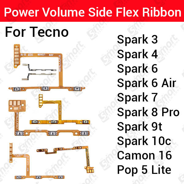 Tecno Spark 3 4 6 6 Air 7 8 Pro 9t 10c Camon 16 Pop 5 Lite Power on ...