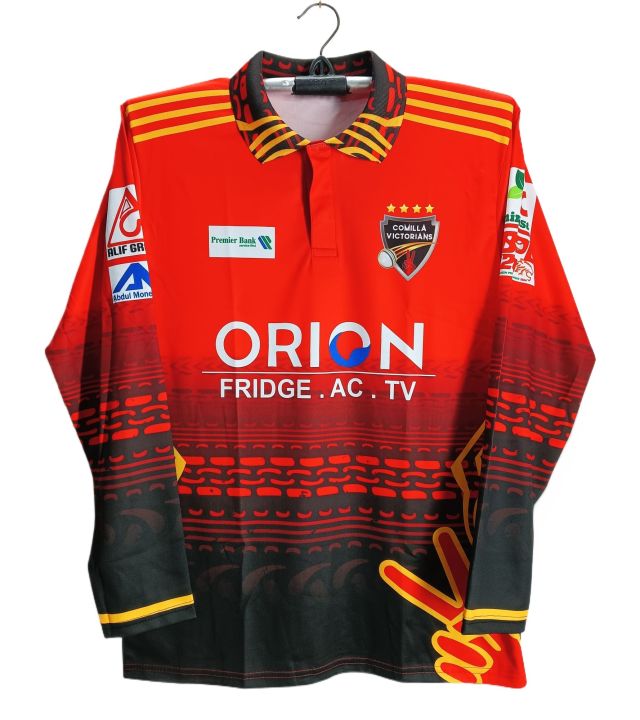 Comilla Victorians BPL Polo Jersey For Man - BPL Full Sleeve Collar ...