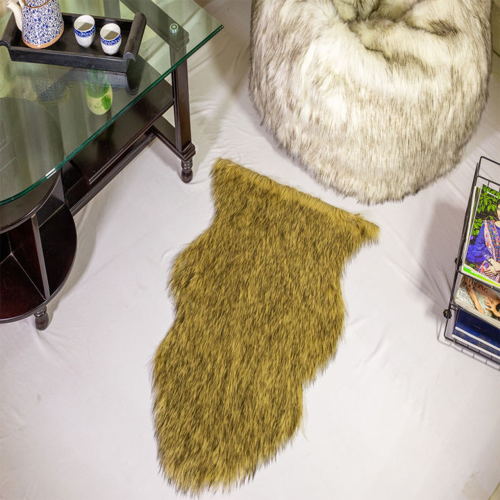 Bean Bag BD-Korean Premium Faux Fur Rug_Deep Lion Colour_60*90cm ...