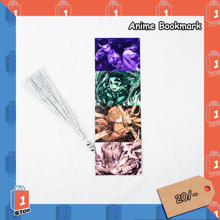 Tanjiro nezuko Zenitsu bookmark from anime demon slayer | Daraz.com.bd