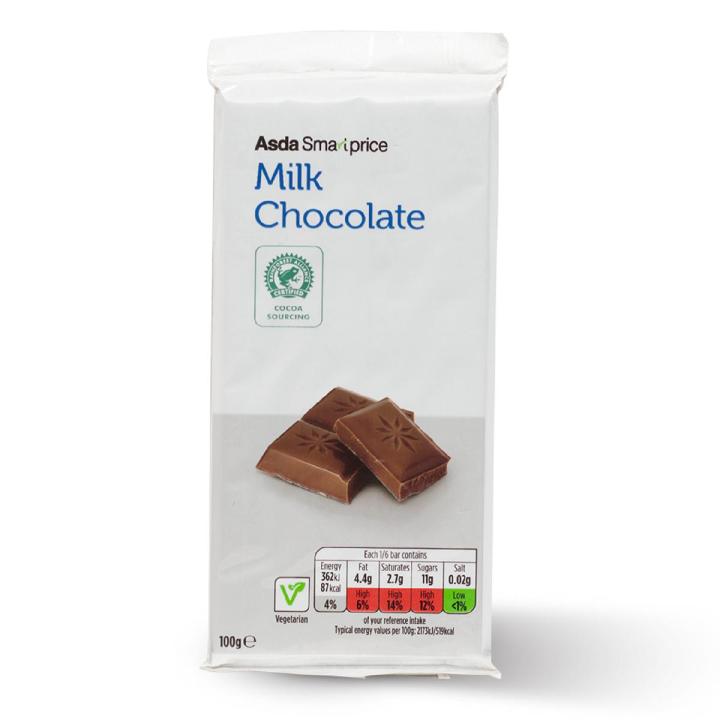 ASDA Smart Price Milk Chocolate 100gm | Daraz.com.bd