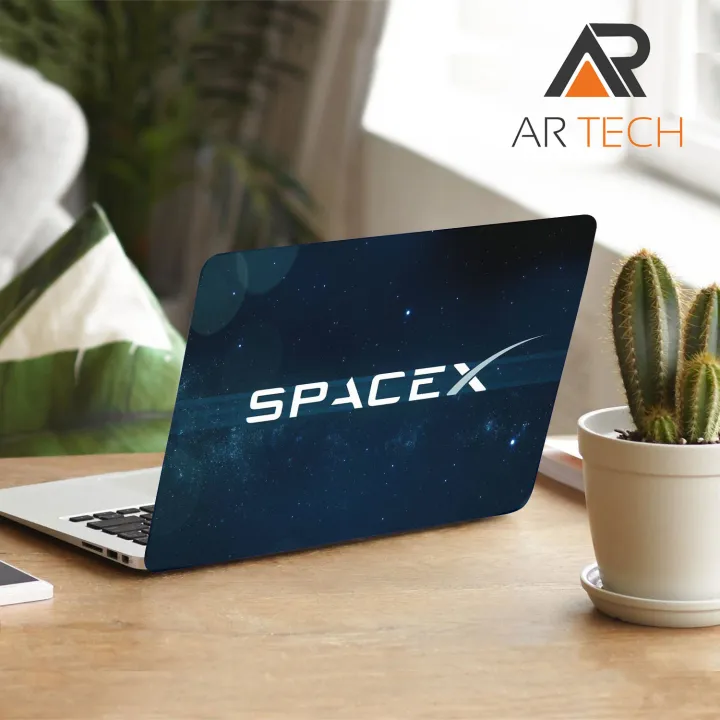 SpaceX Version Laptop Sticker Laptop Skin Sticker for laptop Back Side ...