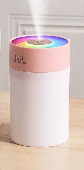 Luminous RGB Humidifier Household Desktop Small Water Supplement Spray ...