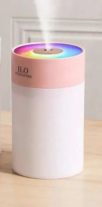 Luminous RGB Humidifier Household Desktop Small Water Supplement Spray ...