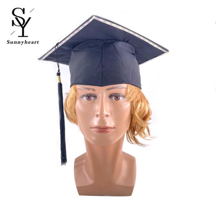 Sunnyheart Unisex Bachelor Hat Led Light Up Graduation Cap for Unisex ...