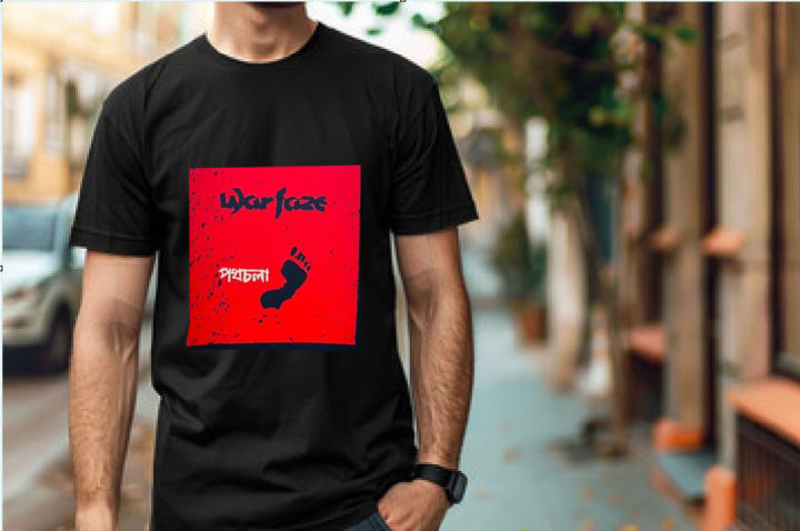 MEN'S COTTON T-SHIRT WARFAZE WALKING | Daraz.com.bd
