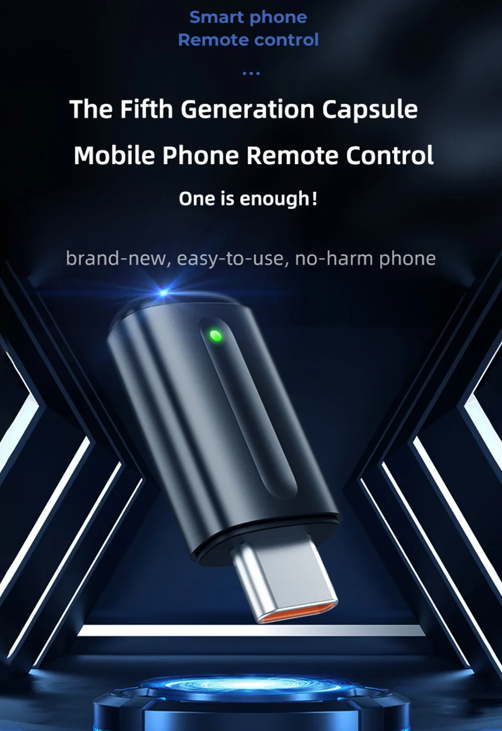 (New) smartphone IR remote controller Mini Adapter Type C/Micro USB ...