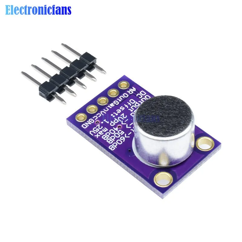 【happy one】MAX9814 Microphone AGC Amplifier Board Module Auto Control ...