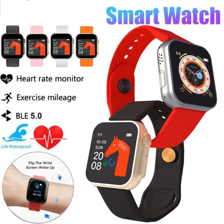 D20 Ultra Smart Watch Lightweight Men Women Sport Fitness Heart Rate ...