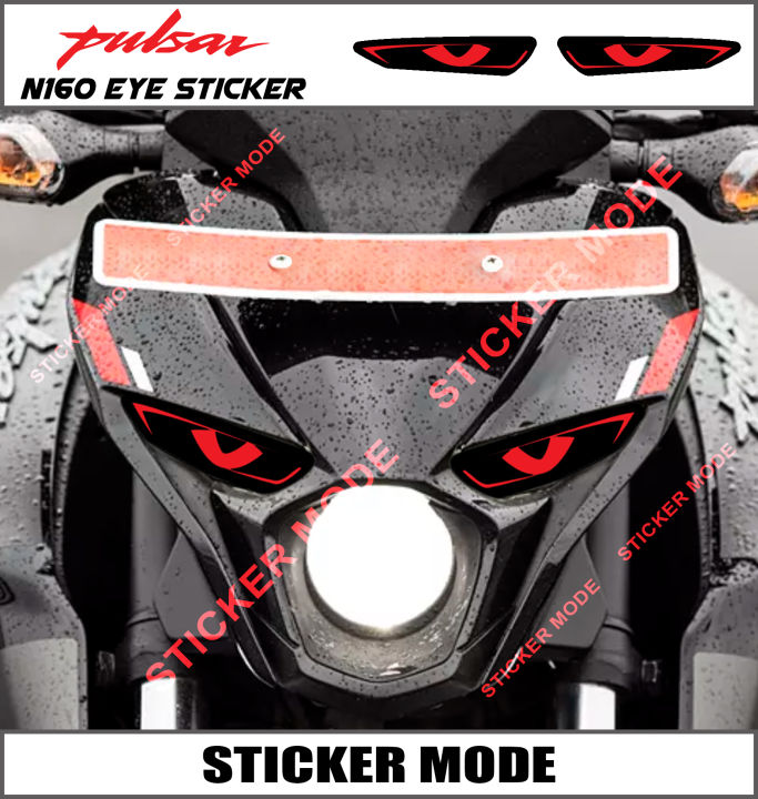 Sticker For Bike | PULSAR N160 Eye Sticker | Best Quality Sticker For ...