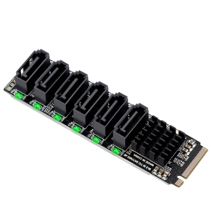 M.2 MKEY PCI-E Riser Card PCIE Adapter Card M.2 NVME to SATA Card M.2 ...