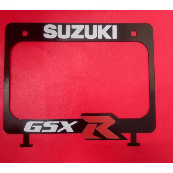 Suzu.kii license plate cover Number Plate GXR Metal catching cover new ...