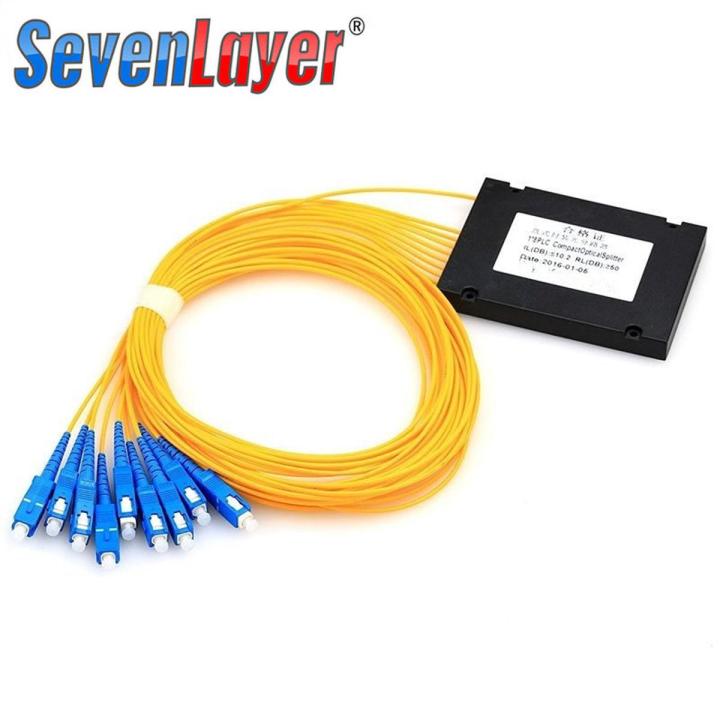 Computer Ethernet Ftth SC UPC 1X2/4/8/16 PLC Single Mode Fiber Optical Splitter Fbt Optical ...